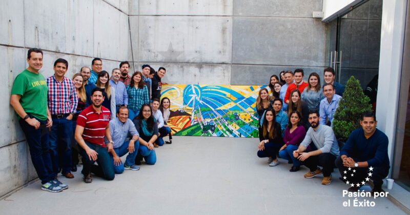 Impresionante Mural de Arte. Dinámicas Top 3 para Empresas.